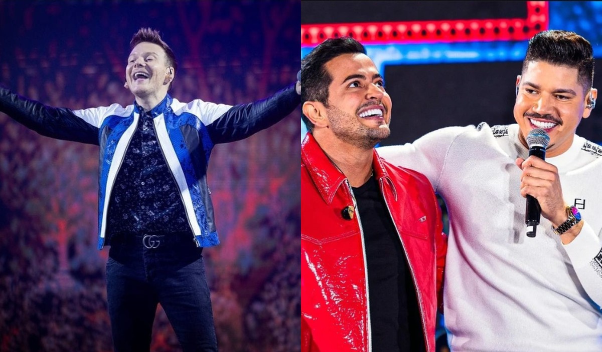 Michel Teló e Henrique e Diego fazem show gratuito em Cuiabá em ...