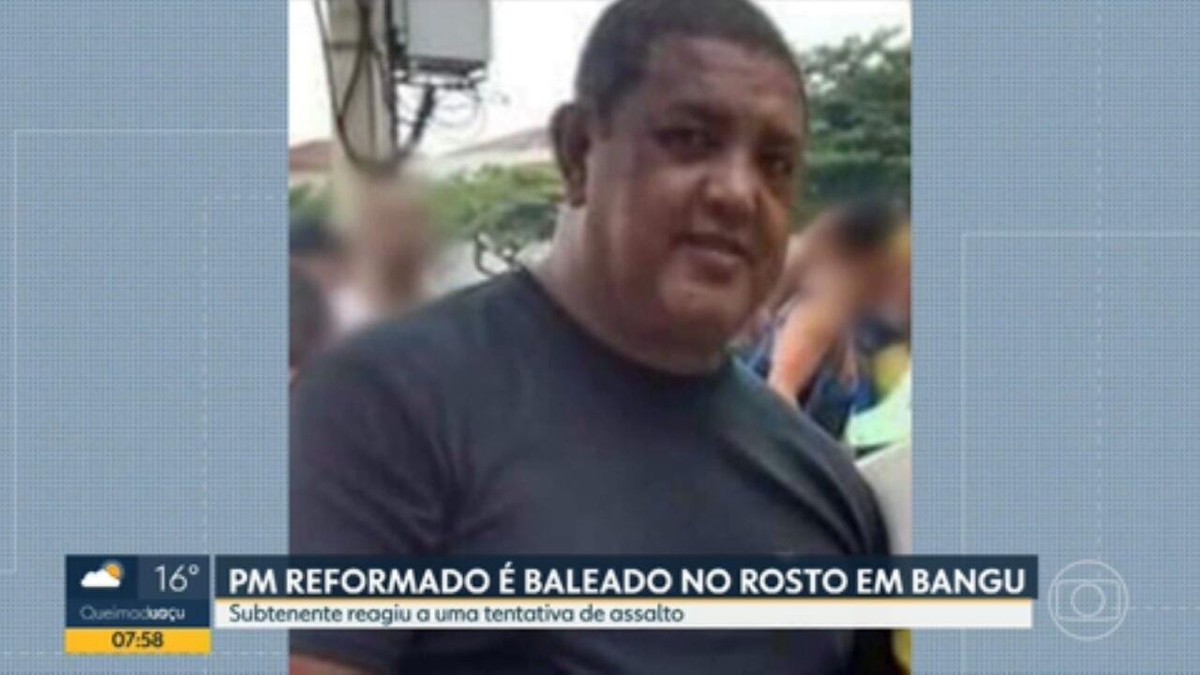 Pm Reformado é Baleado No Rosto Durante Tentativa De Assalto Em Bangu