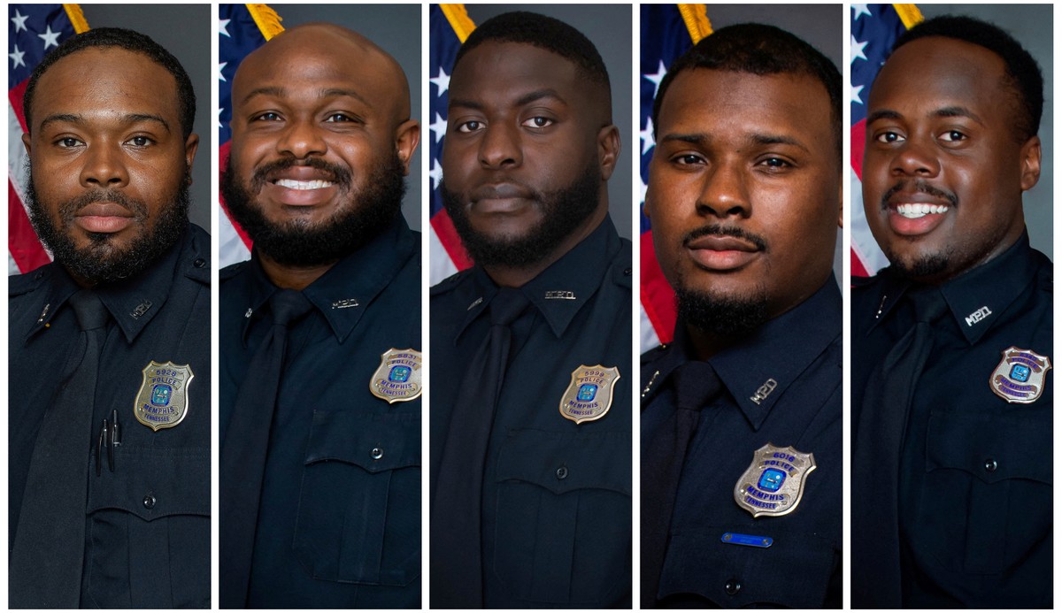 Cinco ex-policiais da cidade de Memphis, nos EUA, são presos por morte ...