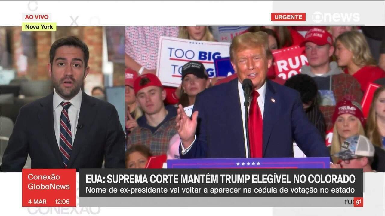 Suprema Corte decide que Trump pode disputar eleições dos EUA | G1