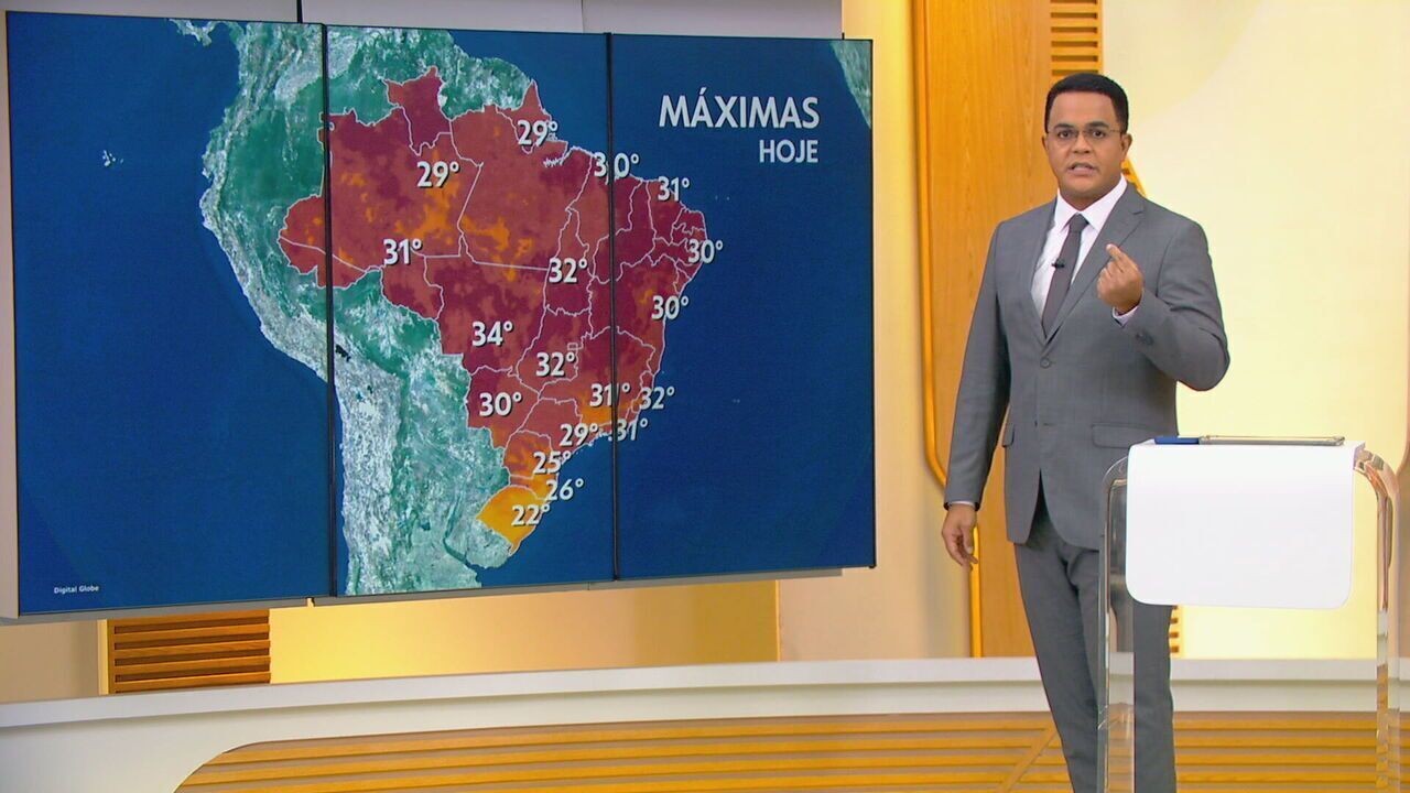 Previsão do tempo: Região central do país terá tempo seco no fim de ...