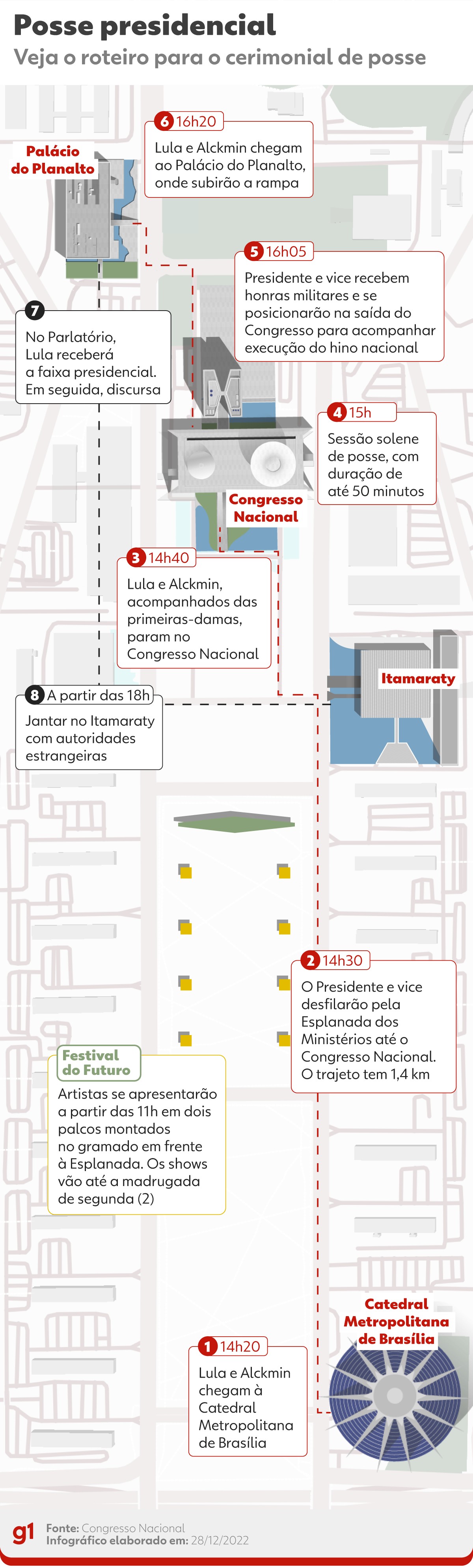 Lula toma posse neste domingo; saiba tudo sobre a cerimônia e os shows ...