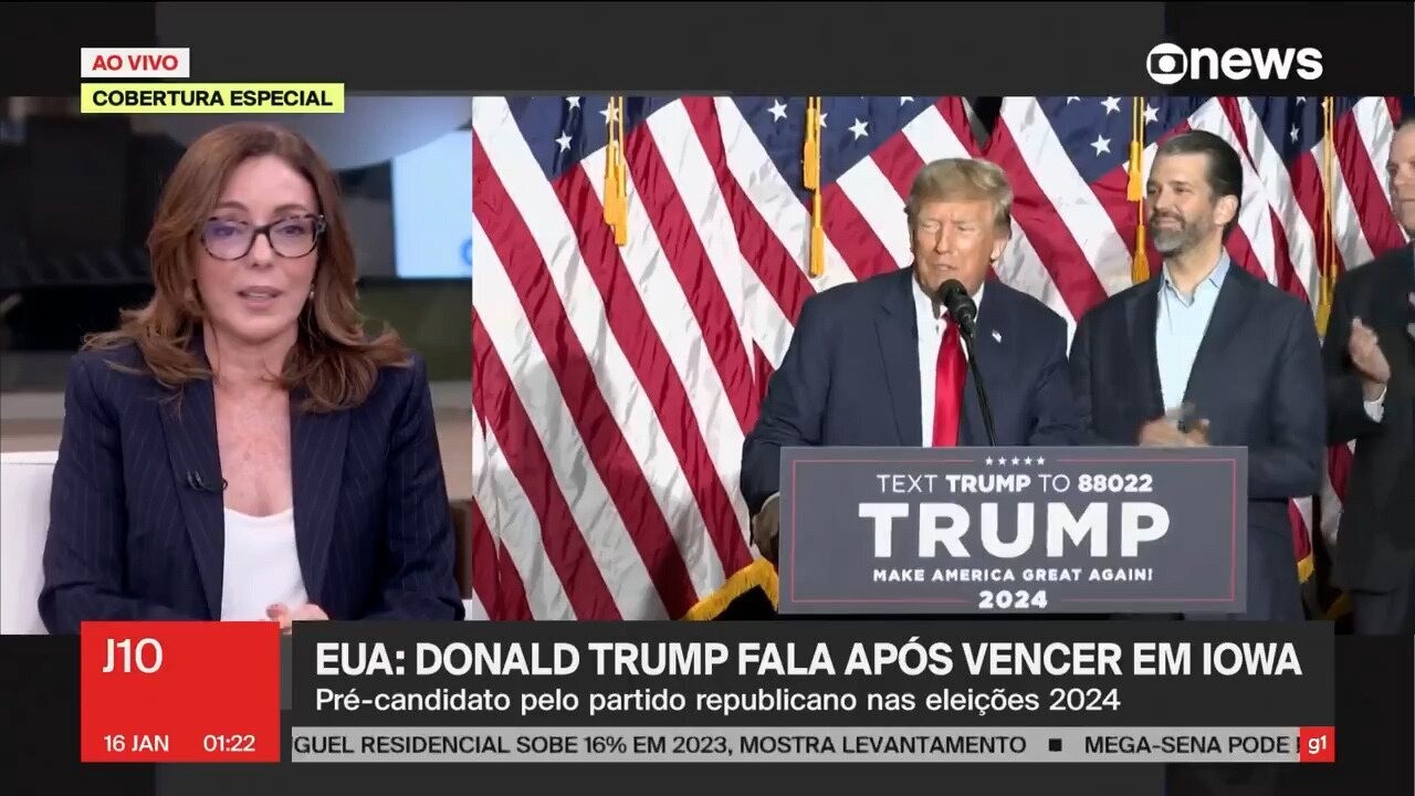 Em 1º discurso após vencer em Iowa, Trump chama imigrantes de ...