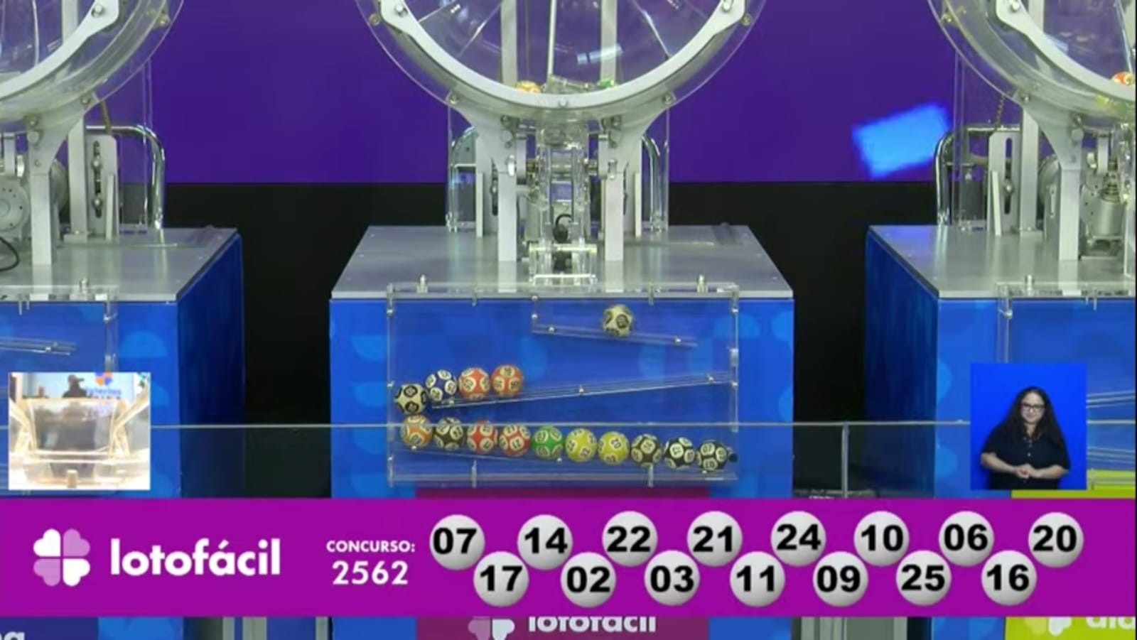 Lotofácil, concurso 2.562: duas apostas dividem prêmio principal ...
