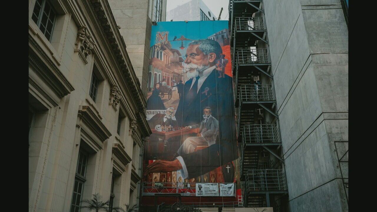 Academia Brasileira de Letras inaugura mural em homenagem a Machado de ...