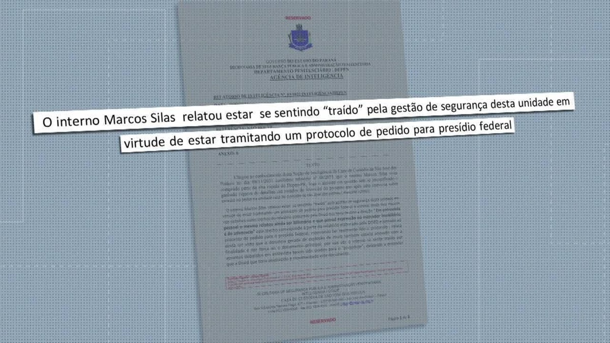Relatório do Governo do Paraná diz que então diretor do Deppen teria ...