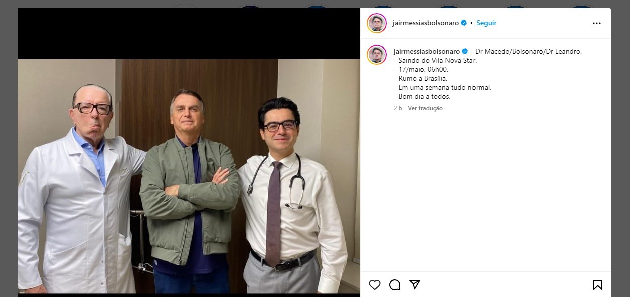 Bolsonaro recebe alta de hospital em SP após tratar erisipela | G1