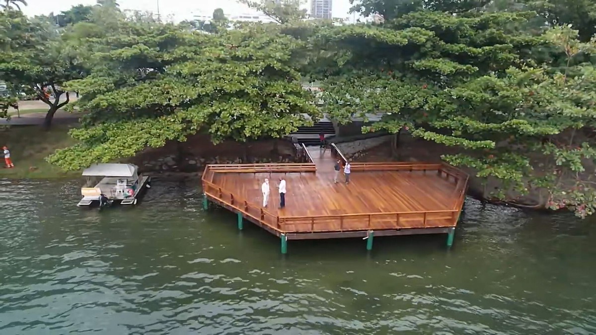 Após reforma, novo deque é inaugurado na Lagoa, no Rio | Rio de Janeiro ...