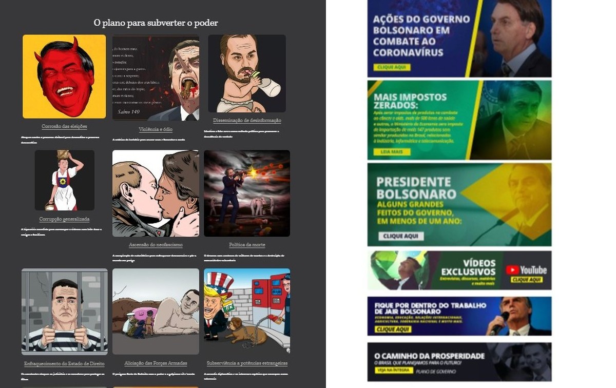 Site com nome 'Bolsonaro' passa a exibir críticas ao presidente ...