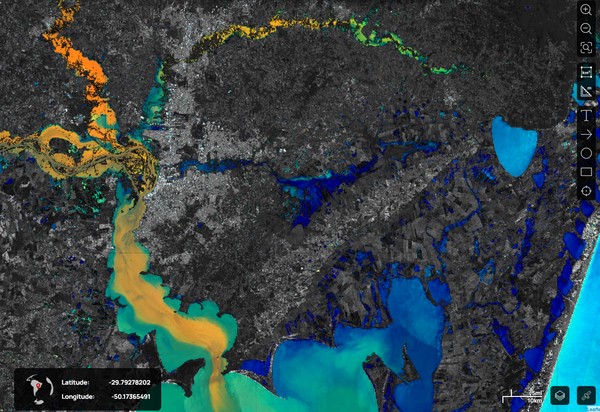 Imagens De Satélite Mostram Guaíba Antes E Depois De Cheia Histórica Em