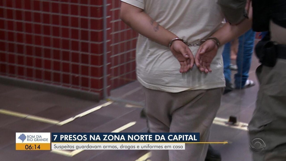 Grupo é Preso Com Armas Drogas E Fardamento Policial Em Porto Alegre