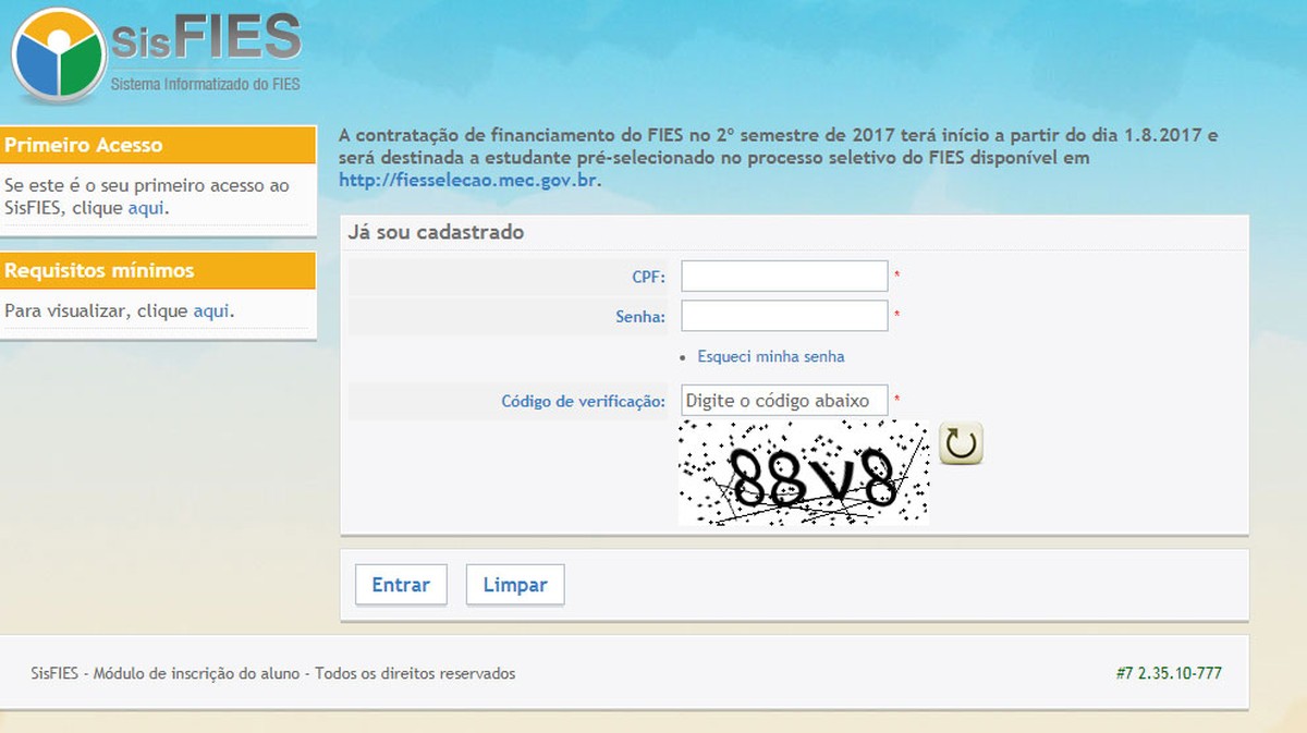 Contratos do Fies do 2º semestre precisam ser renovados até quinta ...