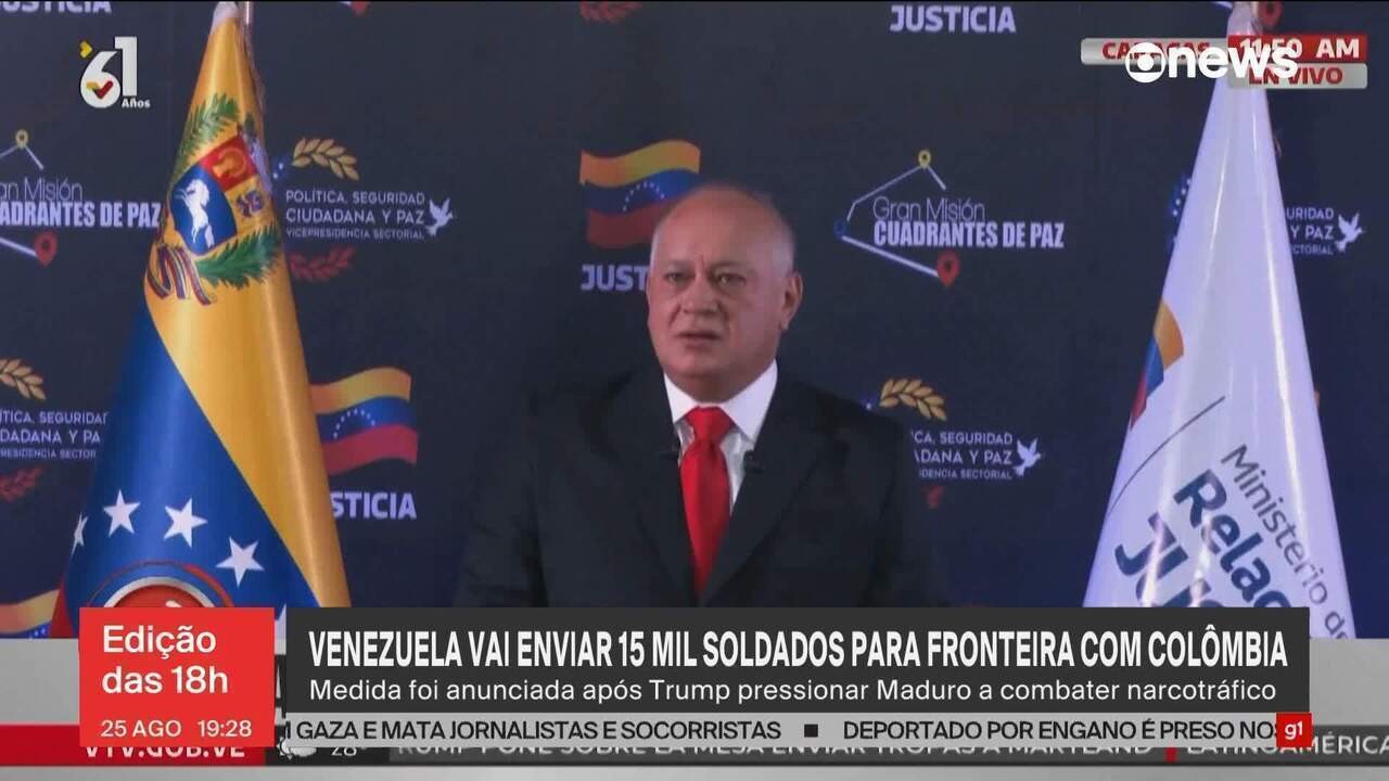 Venezuela anuncia envio de 15 mil militares para fronteira com a ...