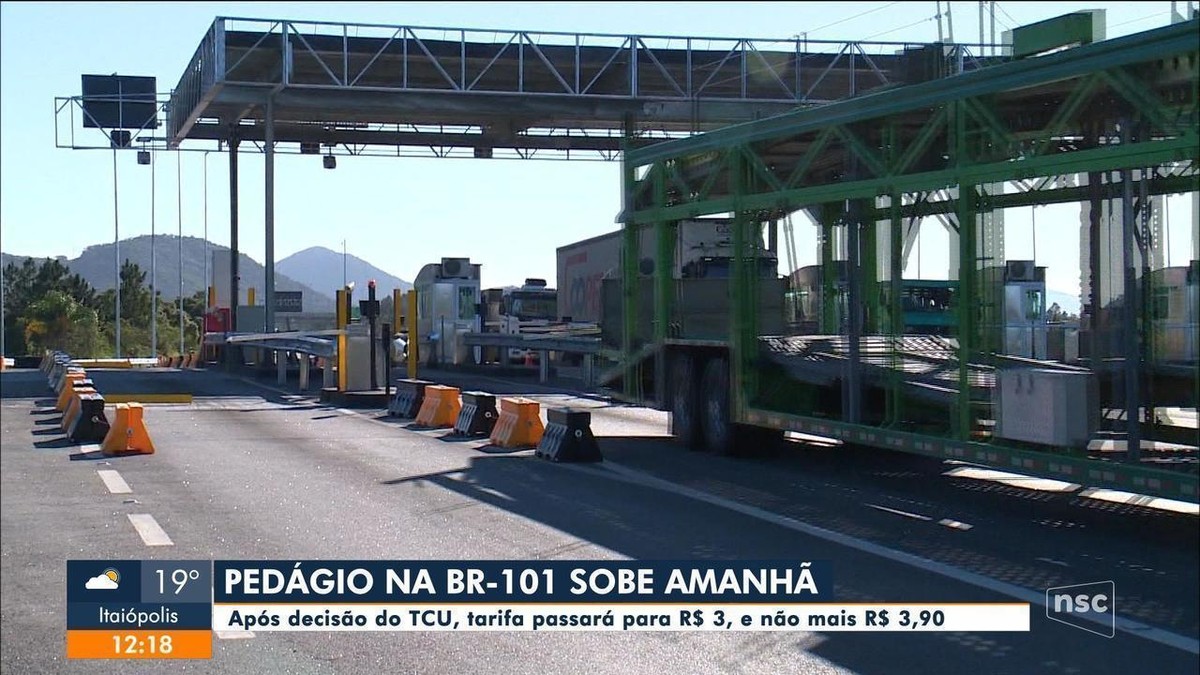 Tarifa De Pedágios Em Sc Terá Reajuste Neste Domingo Mesmo Após