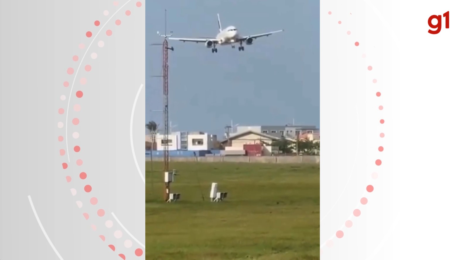 Pouso 'de lado' em SC: manobra é usada em ventos fortes | G1
