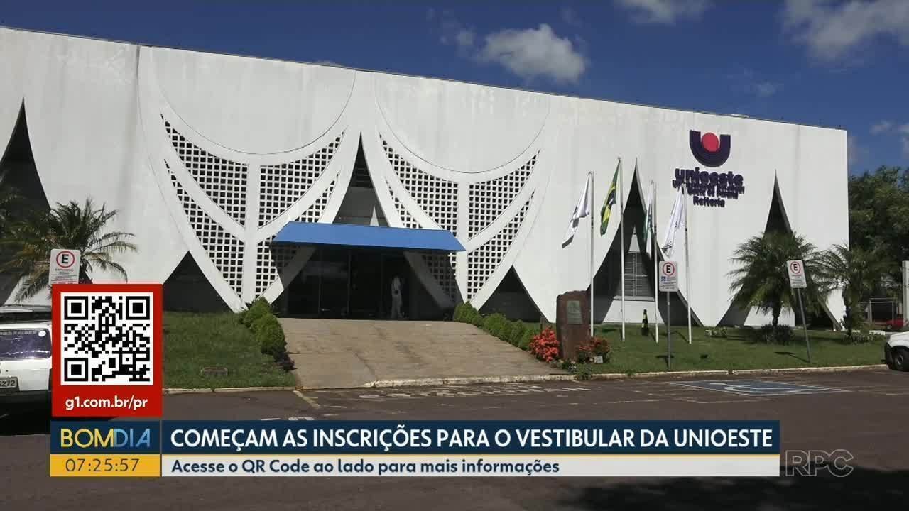 Vestibular da Unioeste abre inscrições nesta segunda (11); veja como se ...