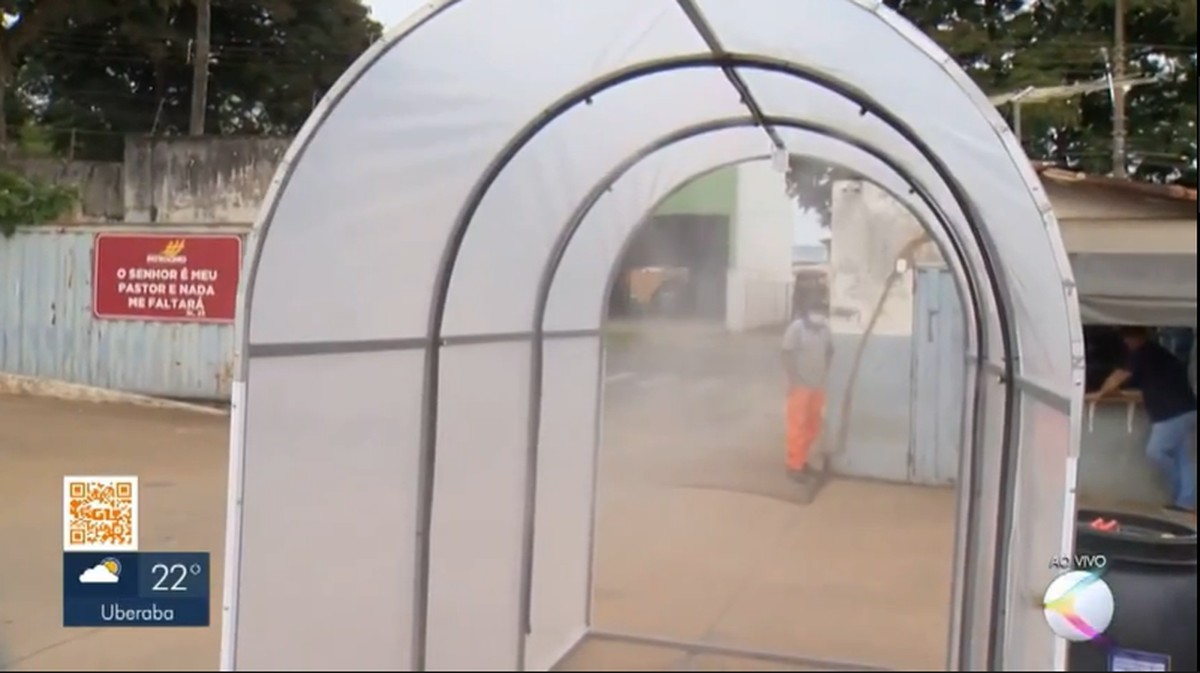 Empresários de Patrocínio criam túnel de desinfecção para diminuir ...