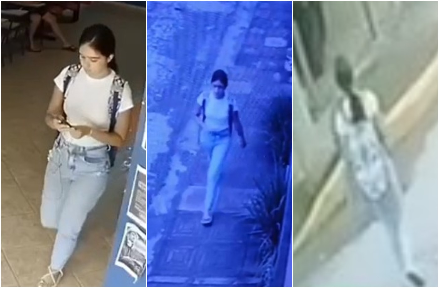 Vídeo mostra mulher que foi achada momentos antes de desaparecer | G1