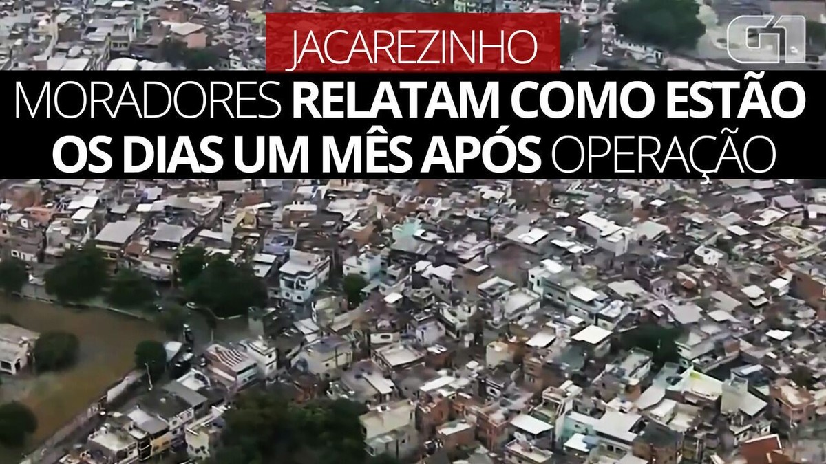Moradores relatam como estão os dias no Jacarezinho um mês após ...