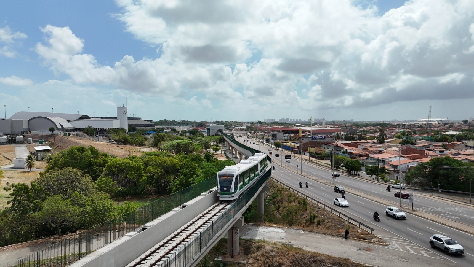Governo divulga vídeo do VLT Aeroporto-Castelão e promete entrega | G1