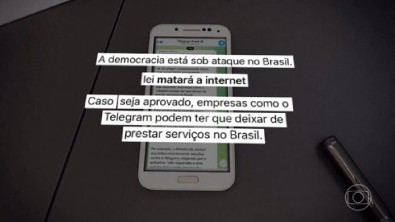 Moraes: mensagem do Telegram 'distorceu de forma fraudulenta' discussão sobre PL das Fake News ...