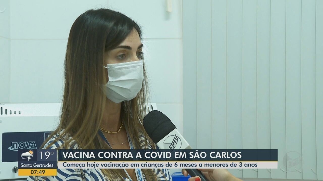 São Carlos inicia vacinação de crianças acima de 6 meses contra a Covid ...