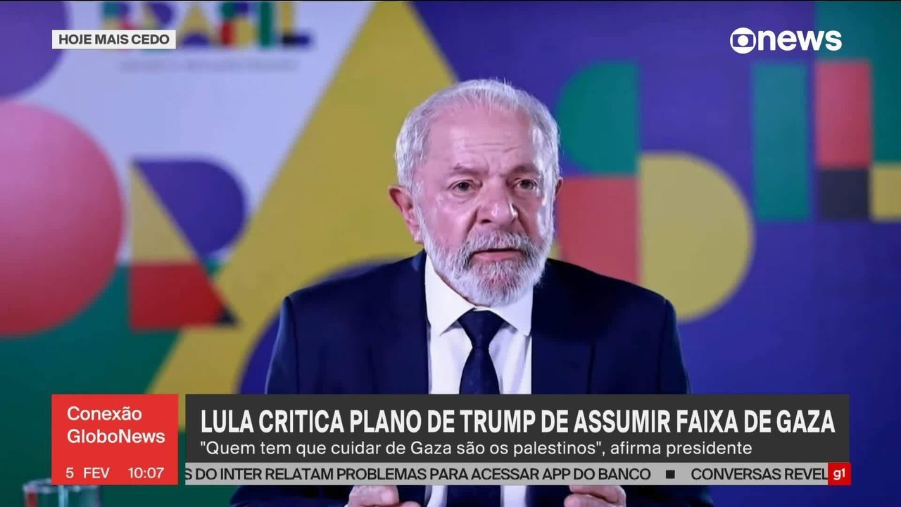 Lula critica plano de Trump de assumir Faixa de Gaza: 'Quem tem que ...