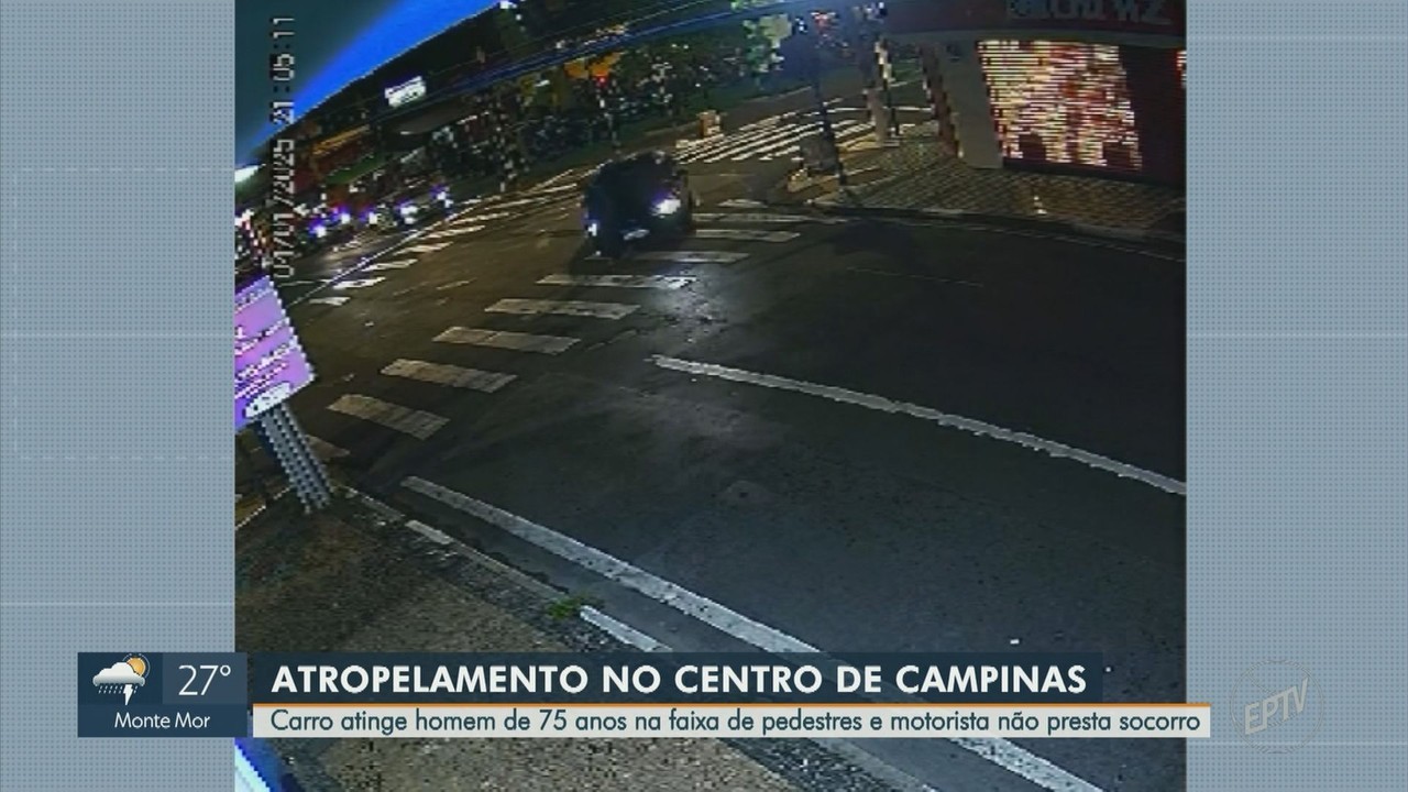 Idoso atropelado em faixa de pedestres morre após ficar 22 dias internado em Campinas | Campinas ...