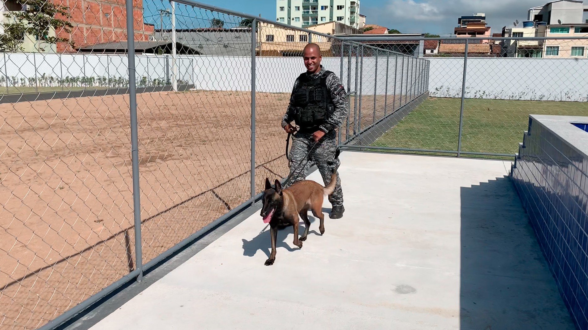 Macaé inaugura a primeira base do batalhão de ações com cães no ...
