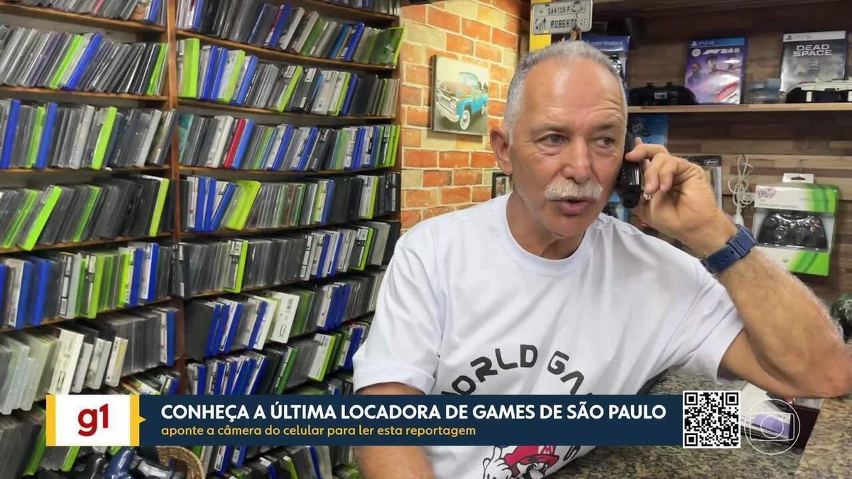 VÍDEO: conheça a última locadora de games de SP, que tem quase 3 ...