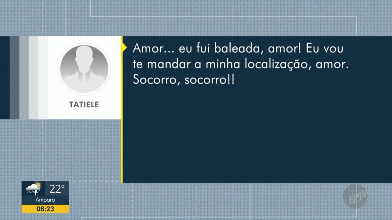 'Amor, fui baleada': ouça áudio enviado por brasileira após ser ...