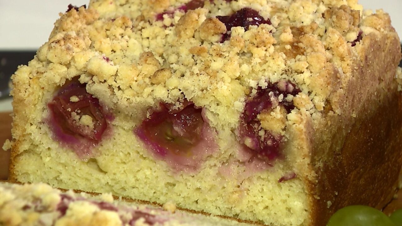 Veja como preparar uma cuca de uva | Receitas Paranaenses | G1