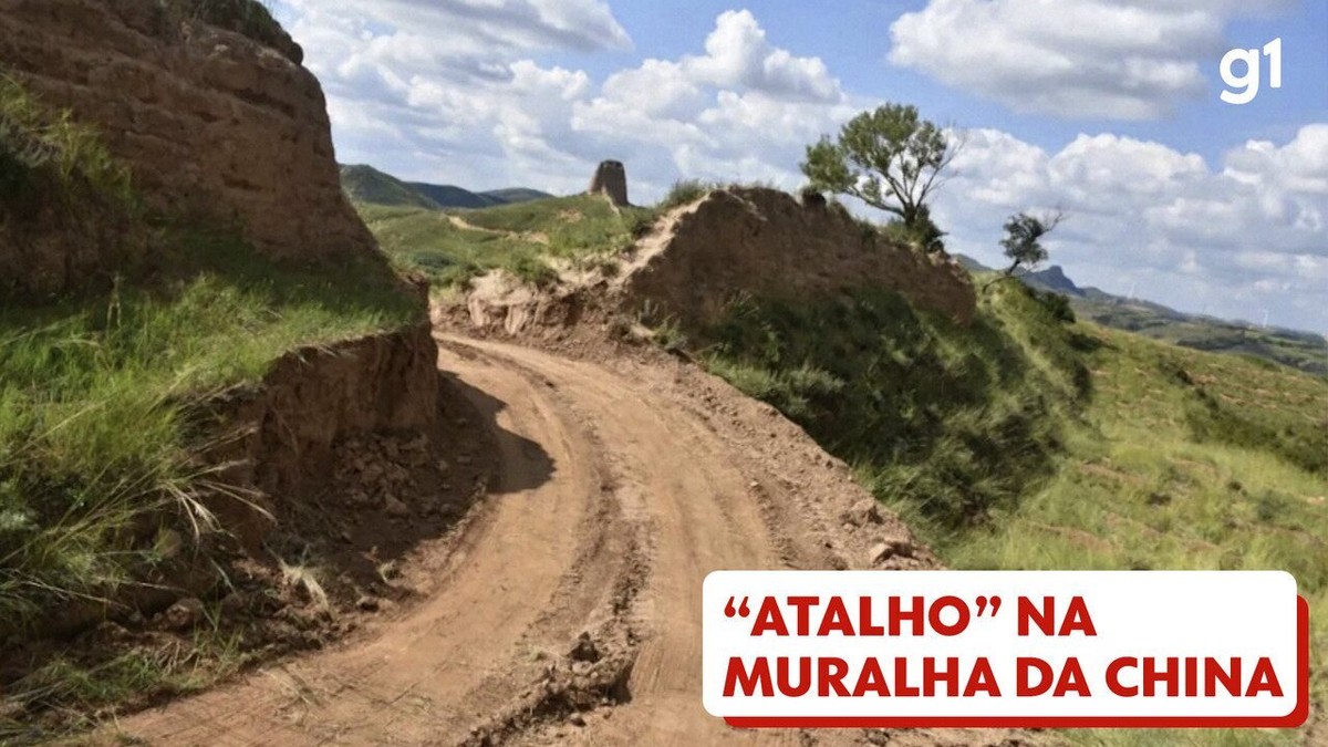 Homens abrem buraco na Muralha da China para encurtar caminho e geram danos irreversíveis; veja ...