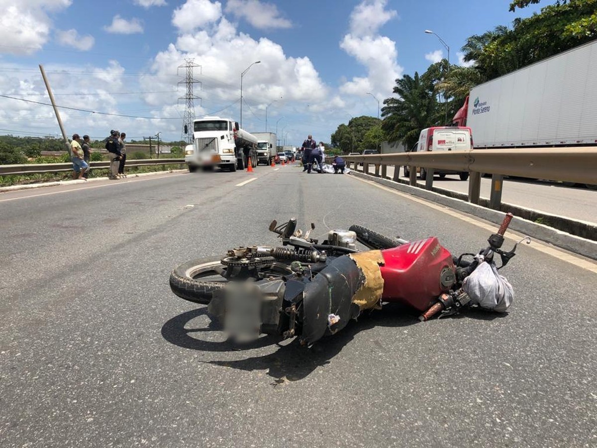 Motociclista Morre Em Acidente Na Br 101 Em João Pessoa Paraíba G1