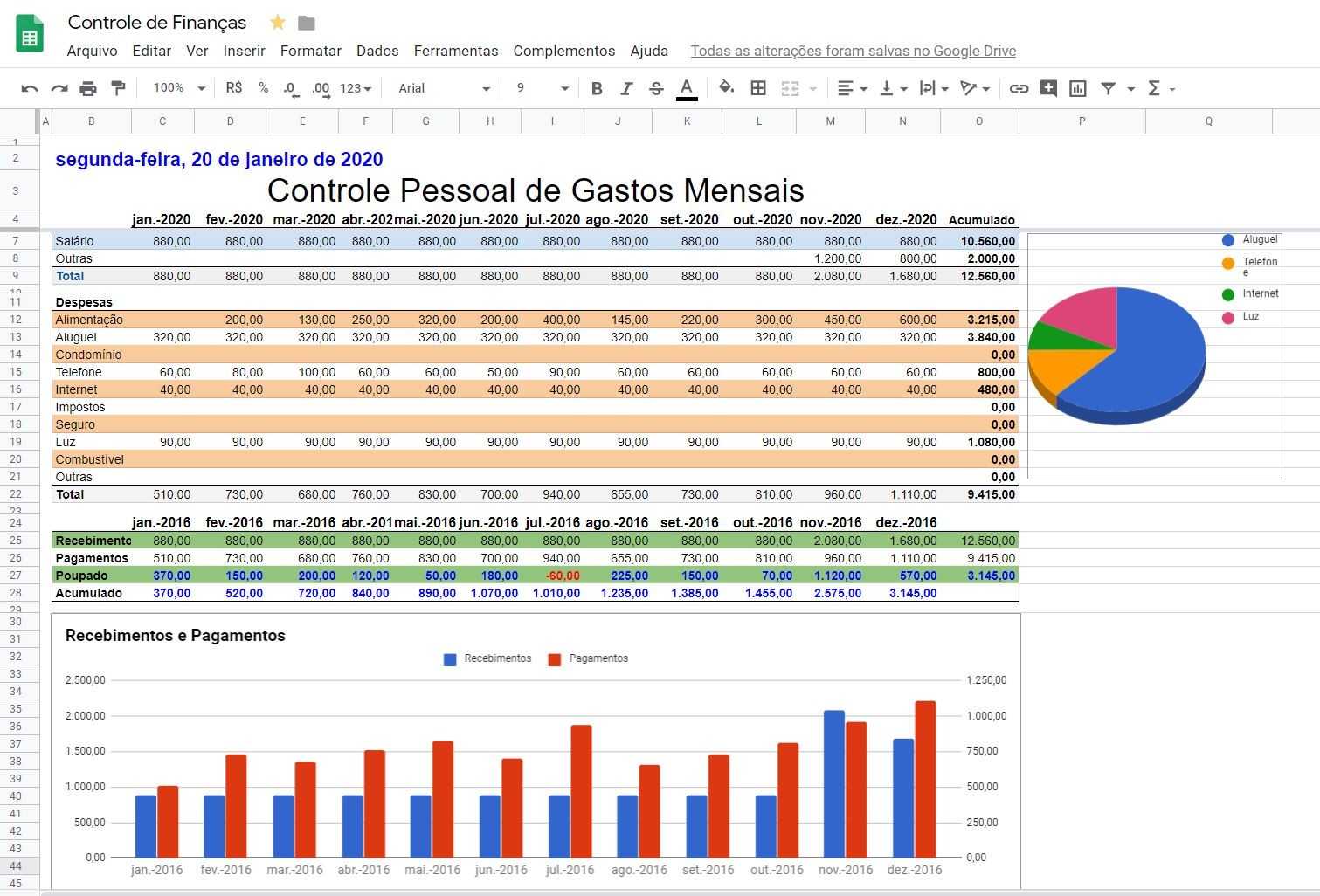 Google Drive: saiba como criar uma planilha personalizada para o ...