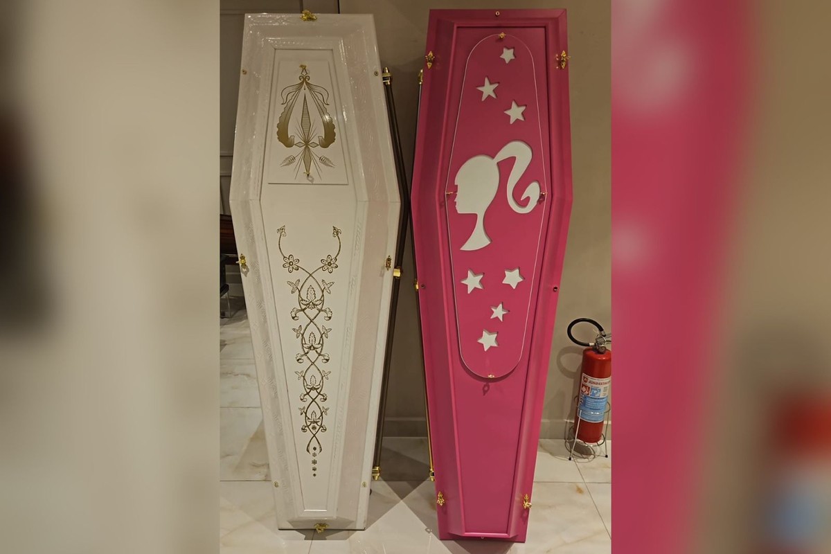 Caixão da Barbie? Funerária do interior de SP vende urna inspirada na ...