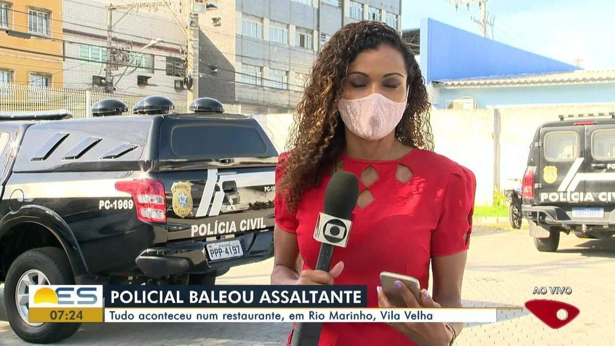 PM reage à assalto e atira contra suspeitos em restaurante em Vila Velha, ES | Espírito Santo | G1