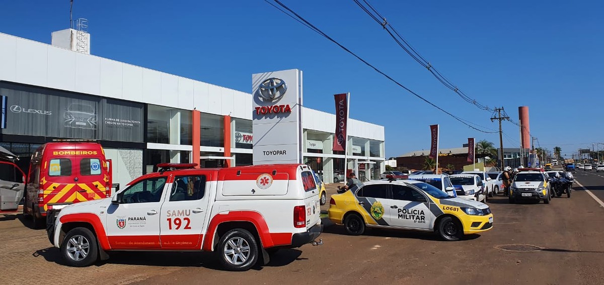 Vigilante é Ferido Após Roubo Em Concessionária De Veículos De Londrina