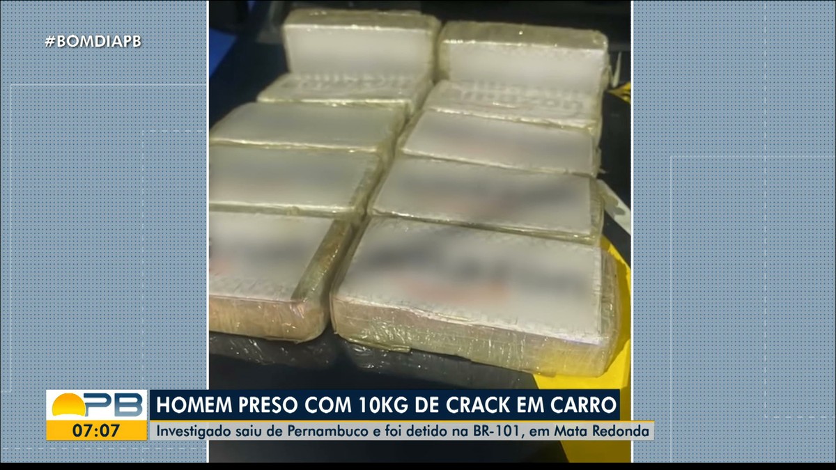 Após furar bloqueio na divisa entre PE e PB, homem é preso com 10 kg de ...