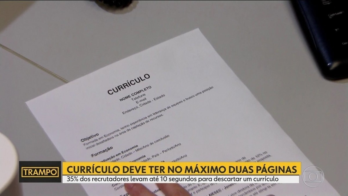 Veja dicas para montar um bom currículo | São Paulo | G1