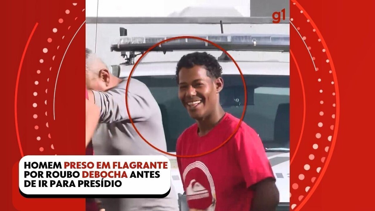 VÍdeo Preso Em Flagrante Por Roubo Sorri Para A Câmera E Debocha Antes