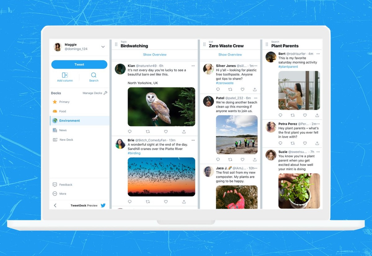 Twitter diz que só verificados poderão usar o TweetDeck, que permite ...