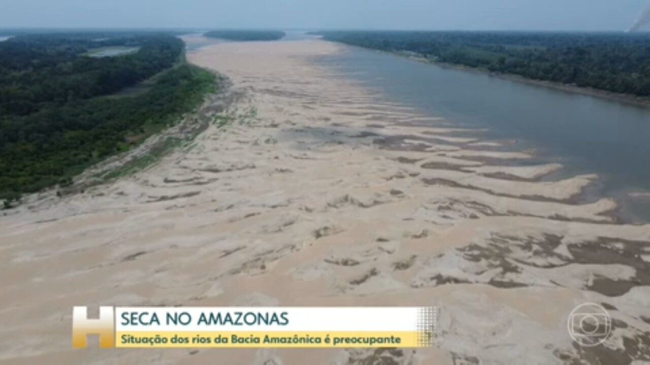 Veja imagens da seca histórica e com recorde de queimadas no Amazonas ...