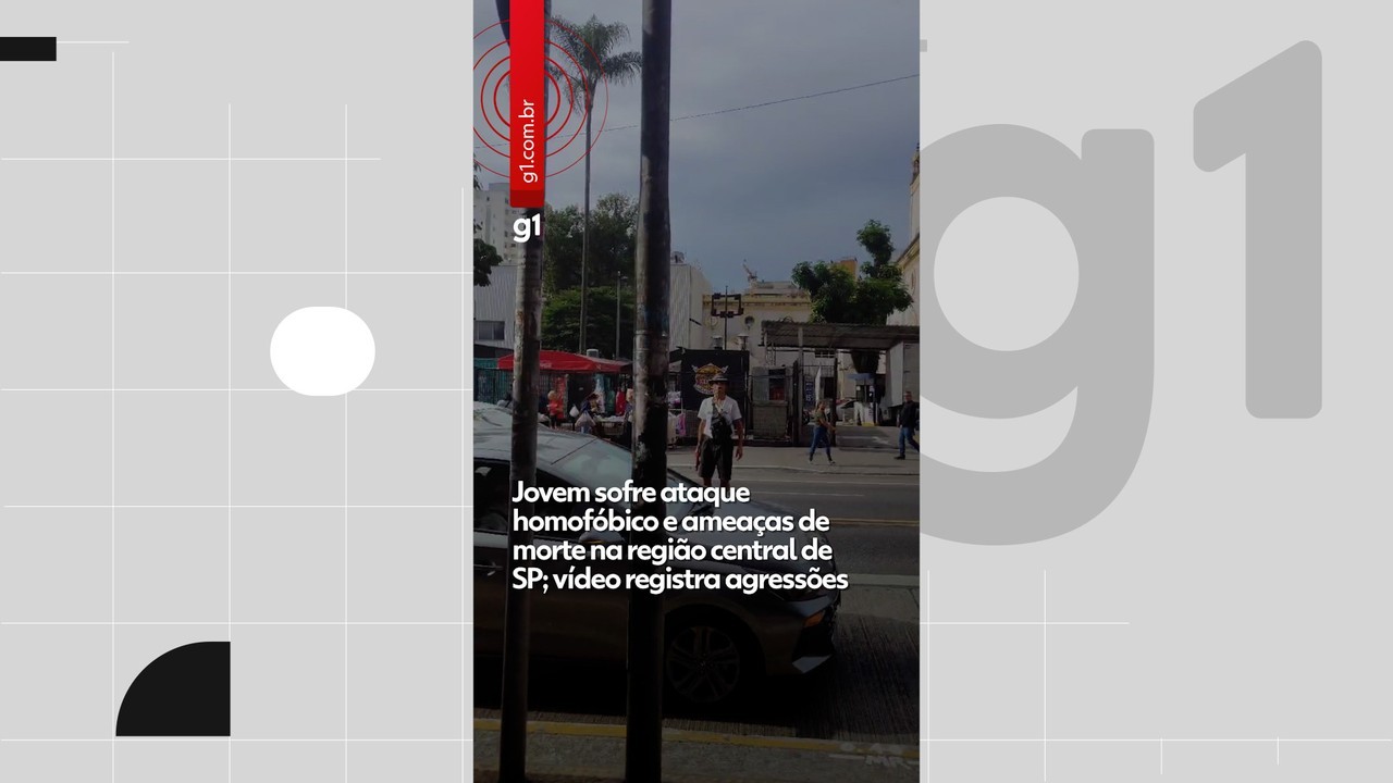 Vídeo mostra momento em que jovem é vítima de ataque homofóbico | G1
