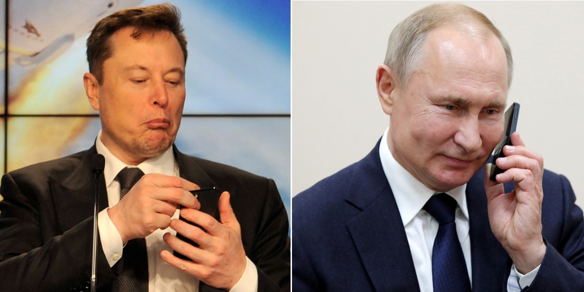 Musk chama Putin para conversa no Clubhouse, e governo russo diz que ...