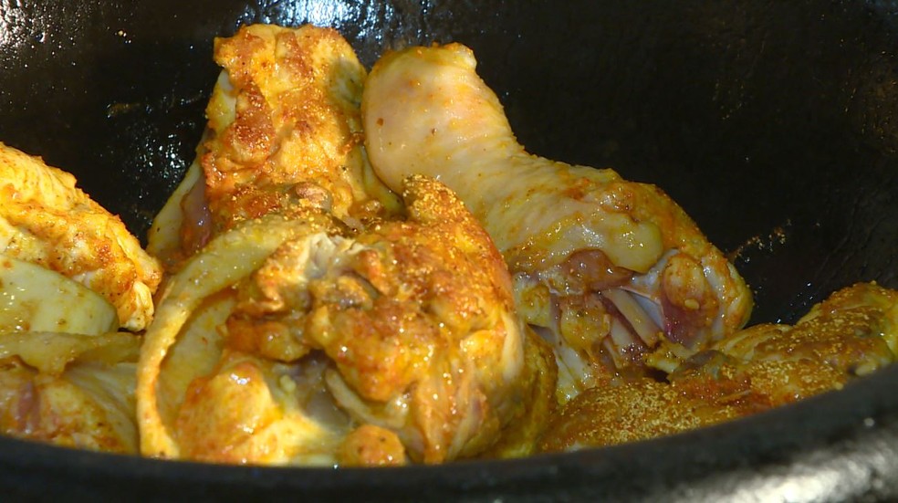 frango com quiabo sem baba