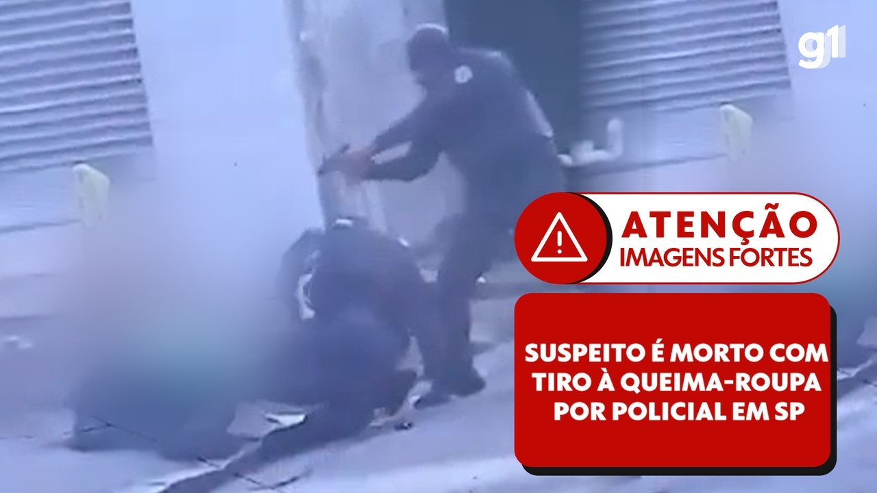 VÍDEO: suspeito é morto por PM com tiros à queima-roupa em SP | São ...