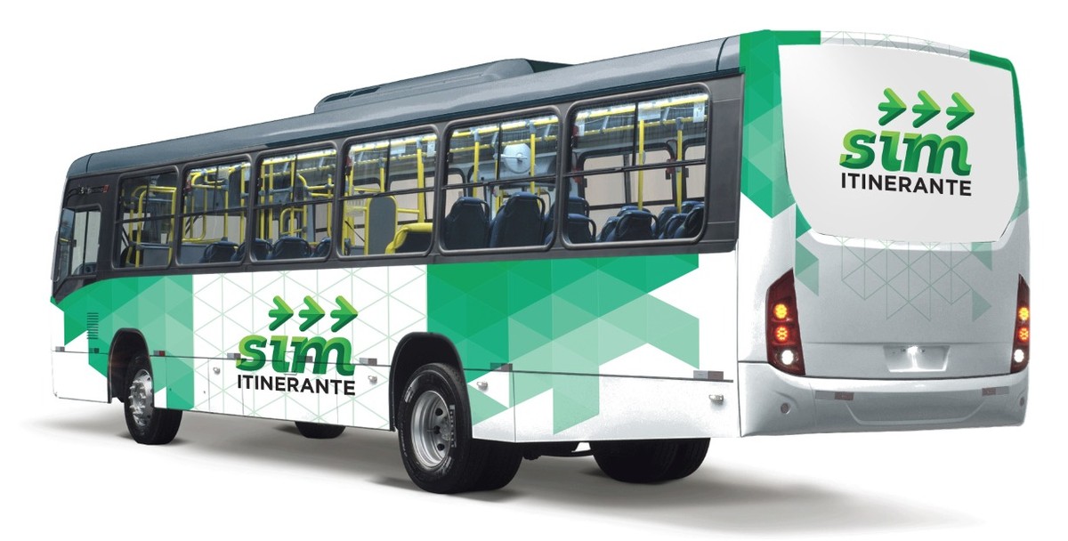 Consórcio SIM equipa ônibus para funcionar como ponto itinerante para ...