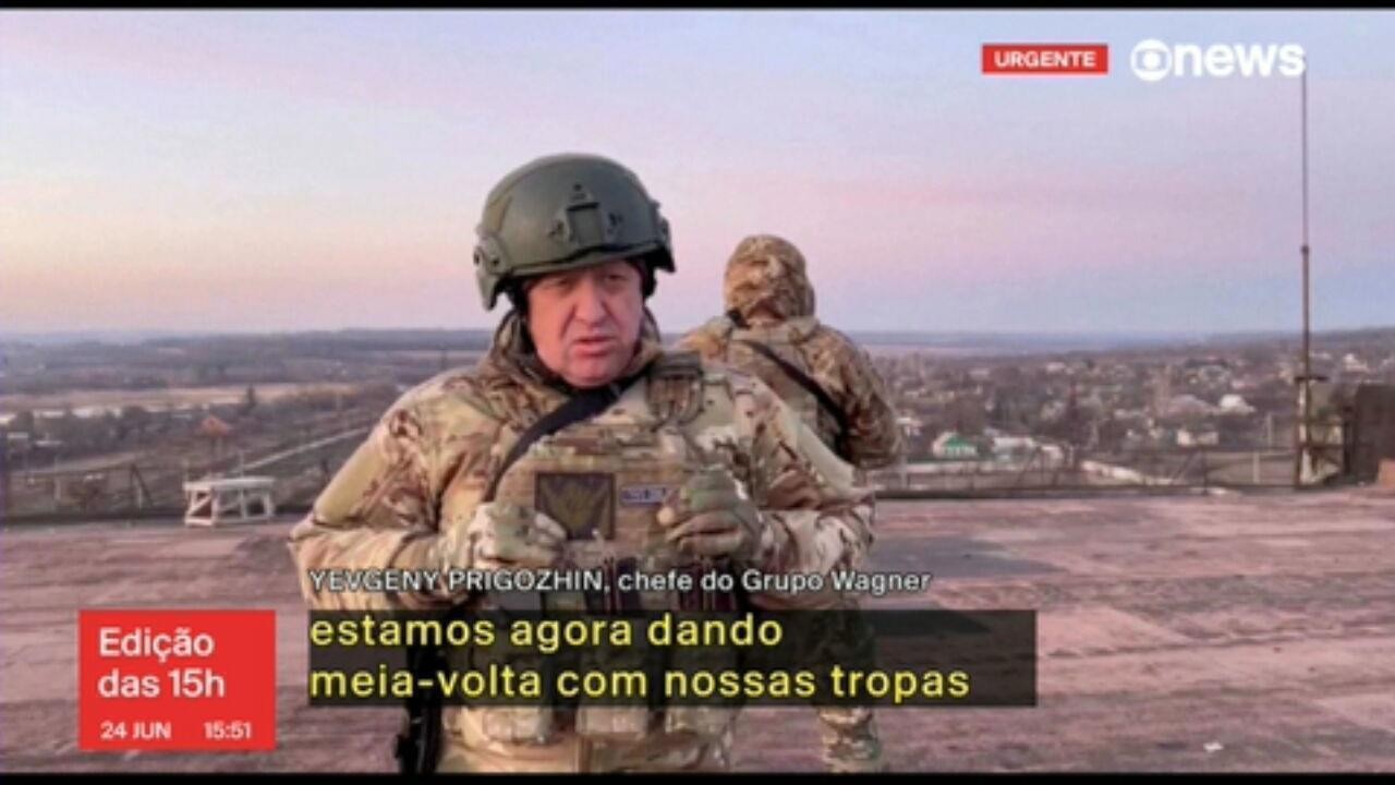 Líder do grupo Wagner diz que desistiu de avanço em direção a Moscou, e ...