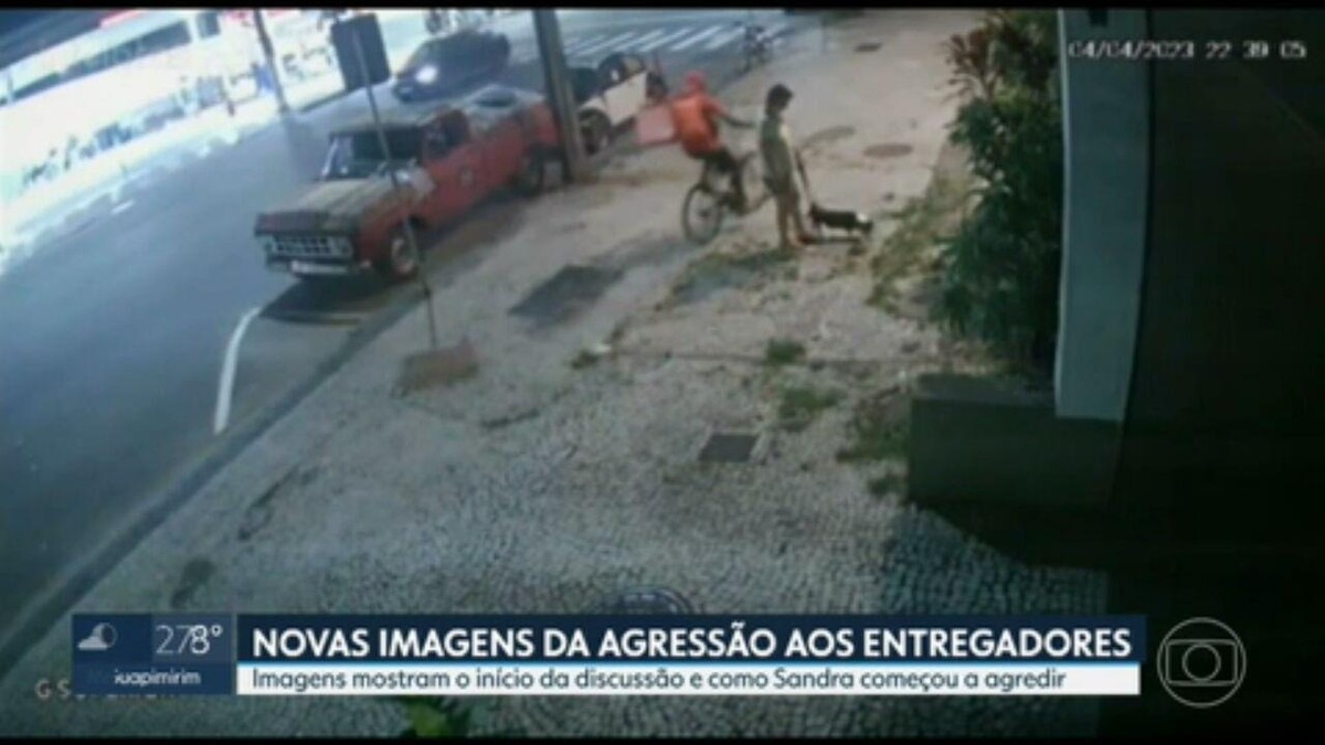 Novas imagens mostram primeira discussão de ex-atleta de vôlei e ...